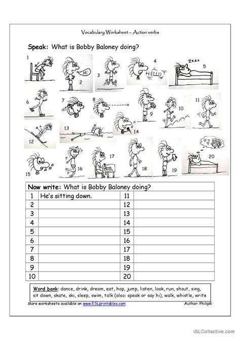 Vocabulary Matching Worksheet Acti English Esl Worksheets Pdf And Doc
