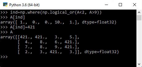 Modification S Lective D L Ments D Une Matrice Cours De Langage Python