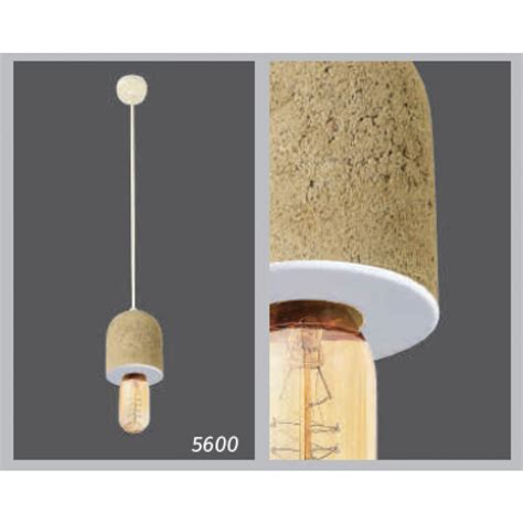 Bmk Iluminação Pentende Stone Cut Cobre Luminárias