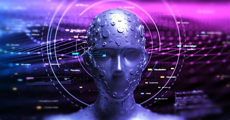 빅 데이터를 분석하는 Ai 미래형 로봇 3d 일러스트 렌더 3차원 형태에 대한 스톡 사진 및 기타 이미지 3차원 형태 4k
