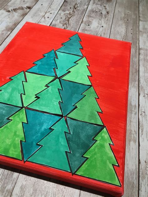 Christmas Tree Tessellation Printable Artofit