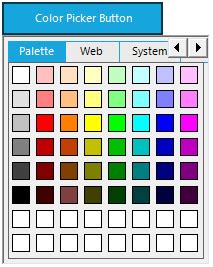 WinForms Color Picker DropDown Control Syncfusion