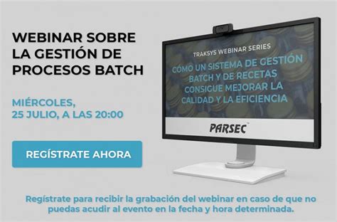 Webinar Sobre La Gestión De Procesos Batch Tecnoalimen