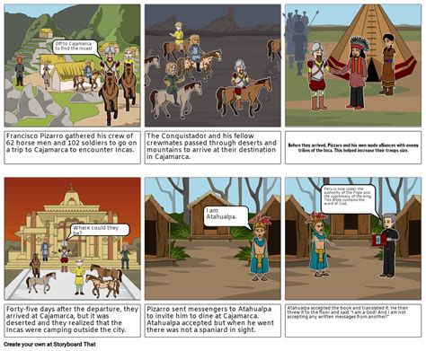 Conquered The Inca Storyboard Por 6a6fabf4