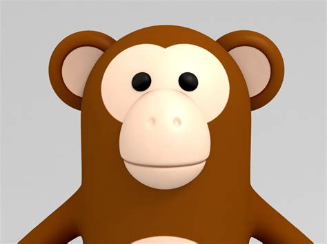 3d Monkey Character Model Turbosquid 1252894