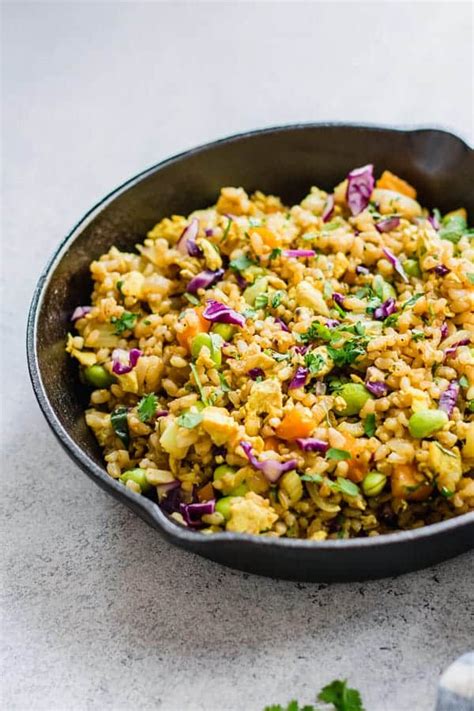 Vegan Fried Rice With Scrambled Tofu Choosing Chia