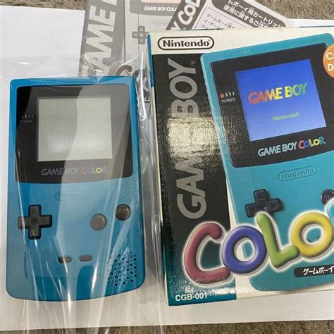 Yahooオークション ゲームボーイカラー ほぼ 新品未使用 レア ブル