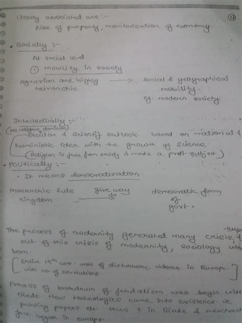 Upendra Gaur Sociology Optional Handwritten Class Notes 2018