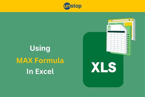 Max Formula In Excel Syntax Examples And Tips For Use Unstop