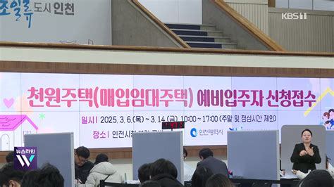 ‘인천시 천원주택 접수 첫날신혼부부 관심 집중