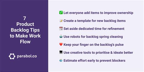 7 Product Backlog Tips To Make Work Flow
