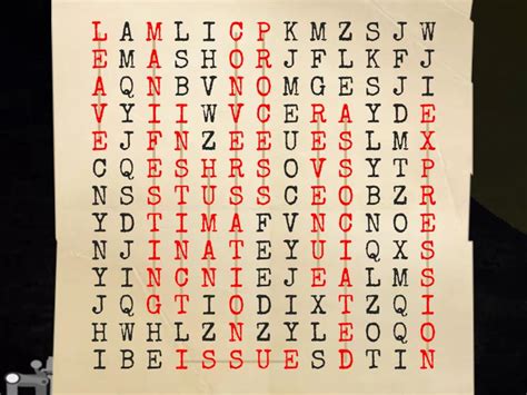 Self Expression Wordsearch