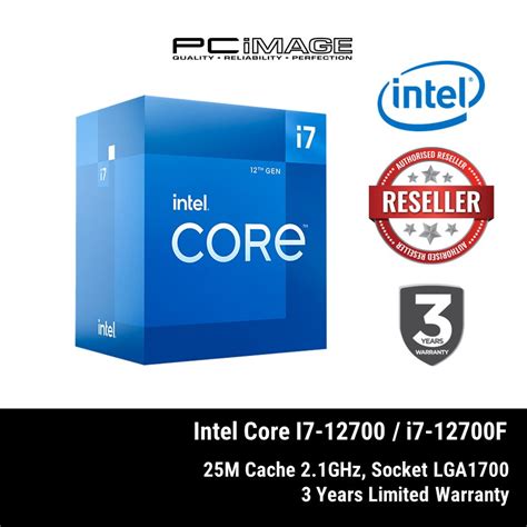 INTEL CORE I7 12700 I7 12700F 2 1GHZ 12C 20T 25MB CACHE LGA 1700 PROCESSOR Shopee Malaysia