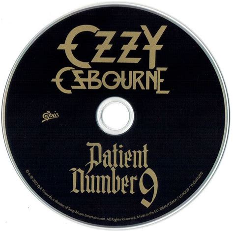 Ozzy Osbourne Patient Number 9 Cd