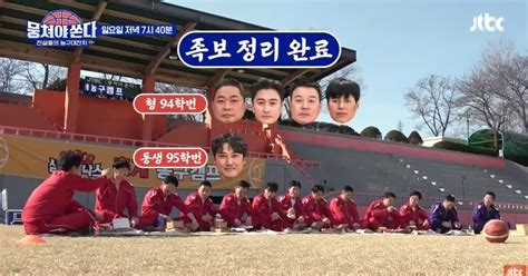 뭉쏜 상암 불낙스 평화로운 족보 정리 운동선수는 학번제