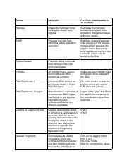 DNA Study Guide Pdf Terms Definition Part From Model Puzzle Or An Example Helicase Breaks The