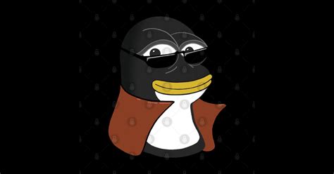 Humor Tux Penguin Meme Linux Sticker Teepublic