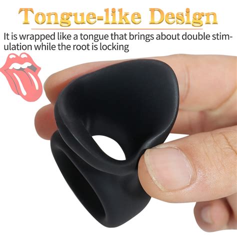 Reusable Penis Ring Scrotum Bondage Cock Ring Sex Toys For Men Chastity