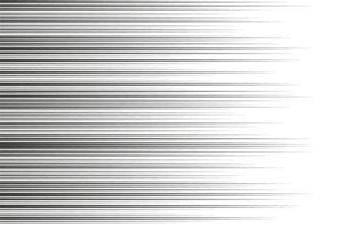 Horizontal Speed Lines For Comic Manga Book Anime Graphic Halftone