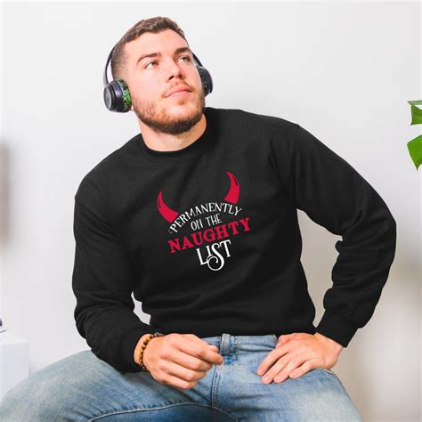 Naughty List Funny Christmas Jumper By Perfect Personalised Ts