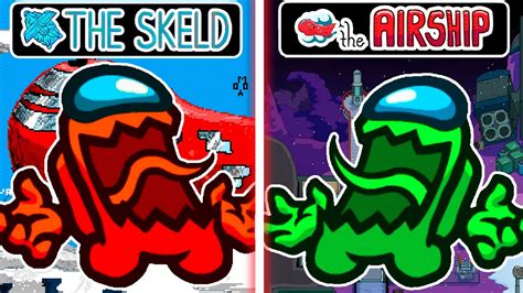 Among Us Hide N Seek Airship Map And Polus Map Hider Gameplay