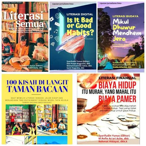Lima Buku Seri Literasi Siap Terbit Di Festival Literasi Gunung Salak