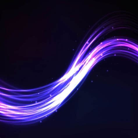물결 모양의 보라색 조명 배경 Eps Uidownload