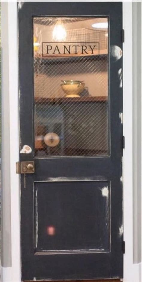 Pantry Door Half Frosted Glass Glass Door Ideas