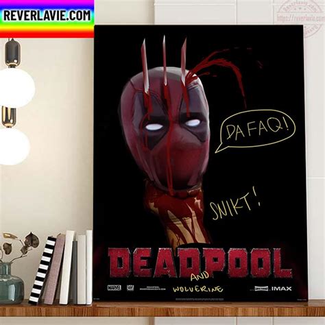 Deadpool And Wolverine In Deadpool 3 Home Decor Poster Canvas Rever Lavie
