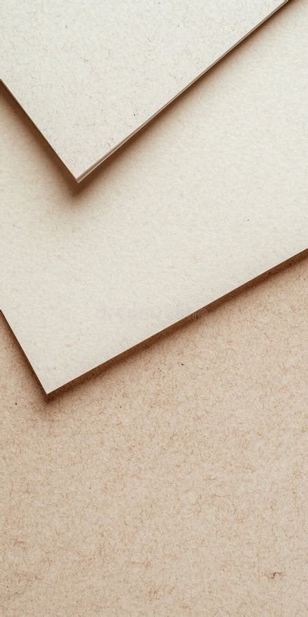 Minimalist Flat Lay Of Two Overlapping Blank Sticky Notes For Office And School Use Stock