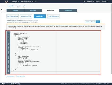Setting Up An Amazon S3 Bucket Permission Policy For Press3 Pagely