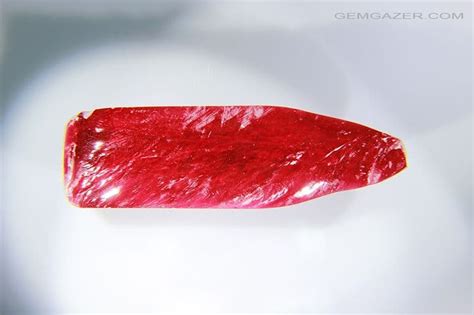 Flame Fusion Verneuil Method Synthetic Ruby Split Boule 152 81 Carats Sold