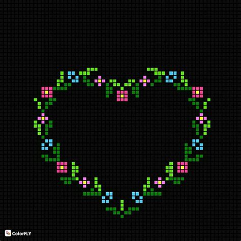 Small Flower Pixel Art