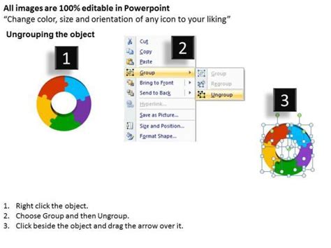 PowerPoint Template Business Leadership D Circle Chart Process Ppt Presentation Designs