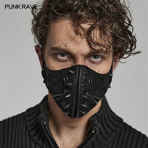 Punk Hardcore Spike Face Mask Punkravestore