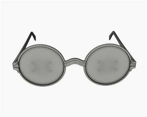 Gafas Redondas Modelo 3d 9 Obj Fbx Free3d