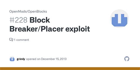 Block Breakerplacer Exploit · Issue 228 · Openmodsopenblocks · Github