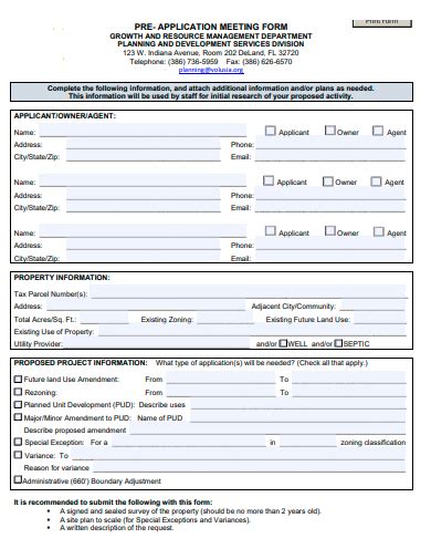 FREE 30 Meeting Form Samples In PDF MS Word