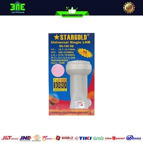 Jual Stargold SG100 Single Out LNB KU Band 1 Satelit 1 Receiver