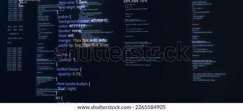 Technological Background Software Source Code Program Stock