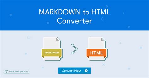 Online Markdown To Html Converter Vertopal