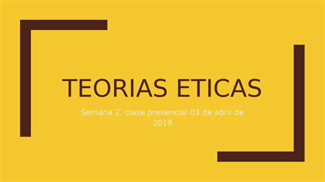 Teorias Eticas Bioetica Docsity
