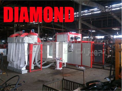 دستگاه پاشش الکترواستاتیک رنگپاش خط رنگ کوره کابین