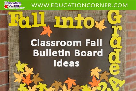 30 Creative Fall Bulletin Board Ideas For Your Classroom Education Corner