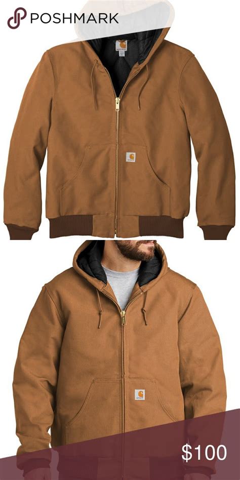 Carhartt Quilted Flannel Lined Active Jacket Active Jacket Mens