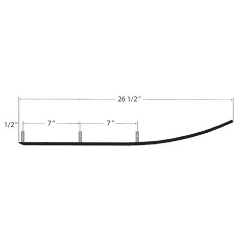 Standard Wear Bar Runner Pair See Comments Als Snowmobile Parts
