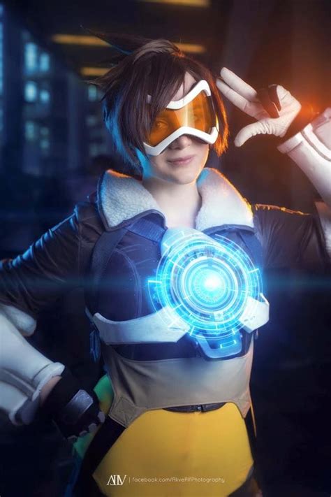 Tracer Cosplay Costume Overwatch Cosplays Trace Cosplay Overwatch Pinterest