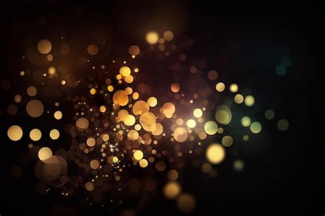 Premium Photo Abstract Bokeh Background Generative Ai