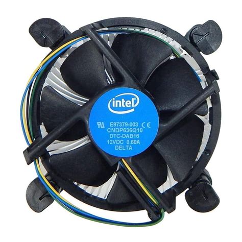 Fan Cpu Box Intel Socket 1150 1155 1156 4 Pin Vnxtech