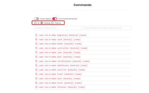 VaahCLI Vaah Docs